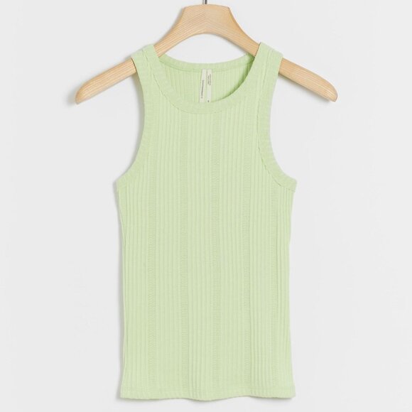 Anthropologie | Tops | Nwt Anthropologie Robin Ribbed Tank Size Lp ...